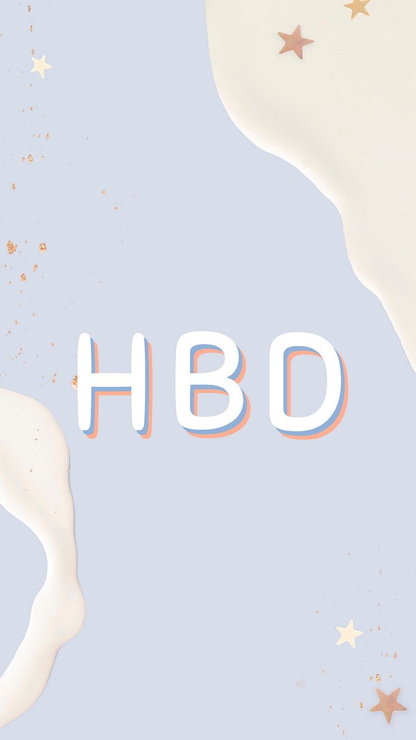 Pastel blue HBD psd 3D | Premium PSD Template - rawpixel