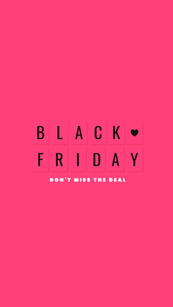 Pink Black Friday psd sale | Premium PSD Template - rawpixel
