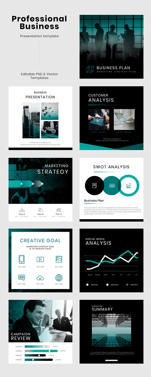 Professional business psd editable template | Premium PSD - rawpixel