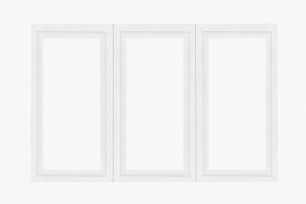 White triple casement window, home | Premium PSD - rawpixel