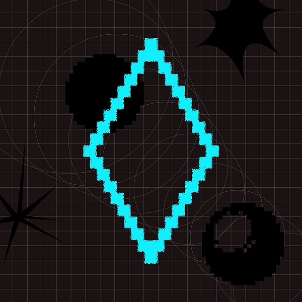 Retro rhombus clipart, blue geometric | Premium Photo - rawpixel