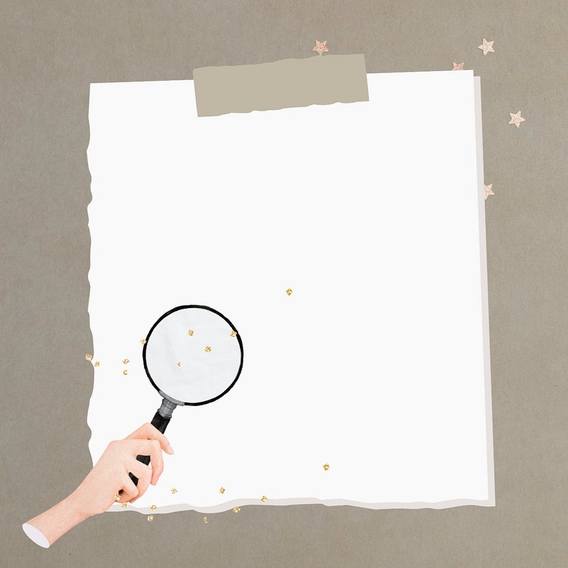 Magnifying glass border iPhone wallpaper, | Free Photo Illustration ...