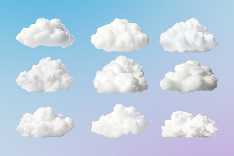 Editable white cloud effect design | Premium Editable Design - rawpixel