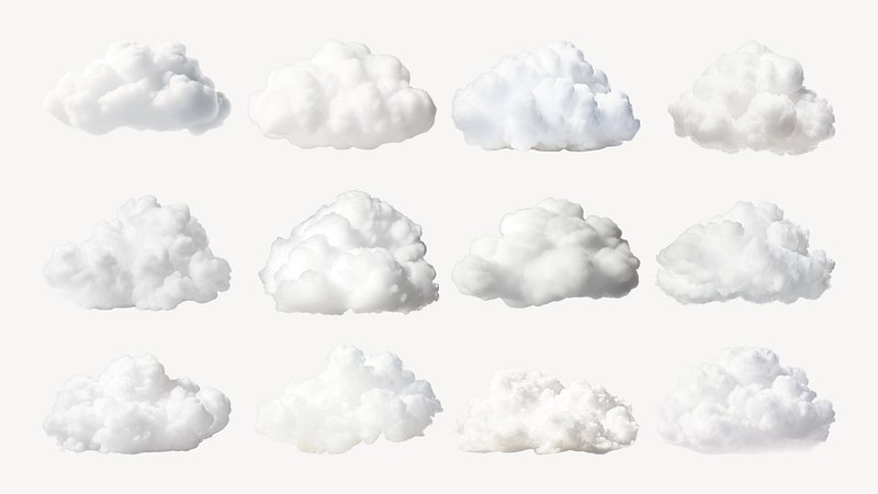 Editable white cloud effect design | Premium Editable Design - rawpixel