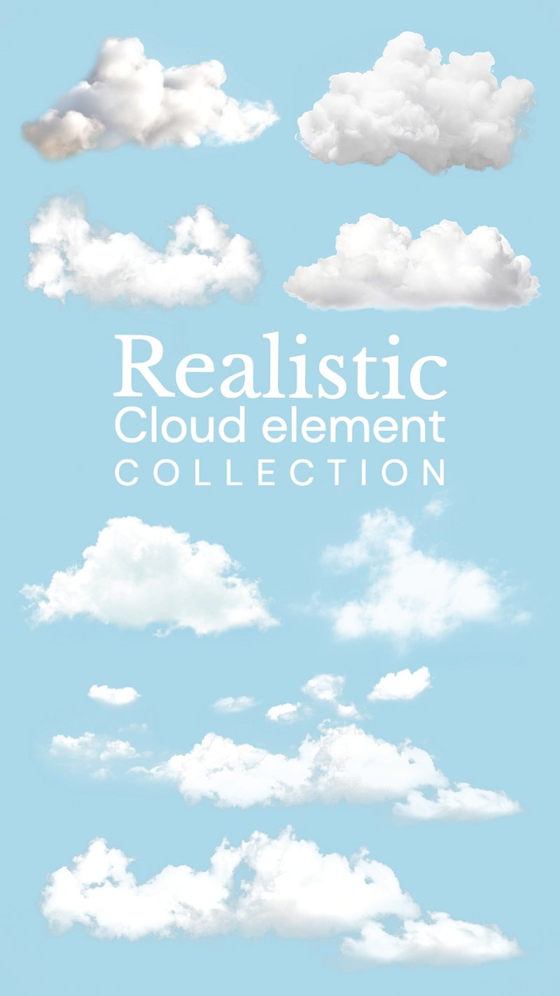 Editable cloud effect design element | Premium Editable Design - rawpixel