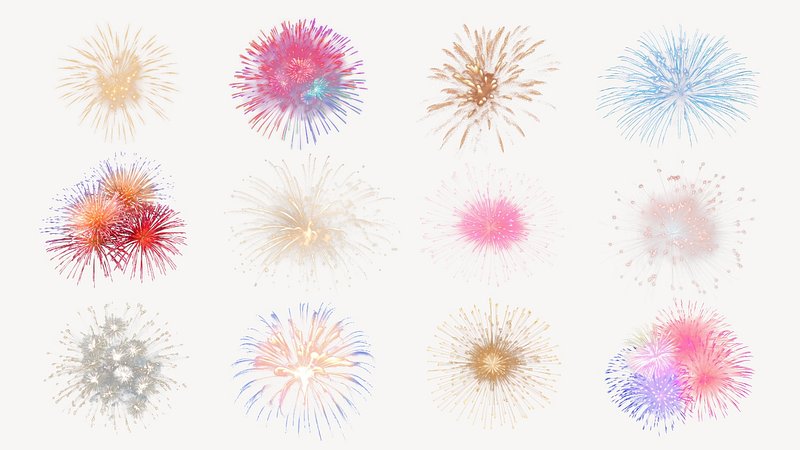 Firework explosions background design vector | Premium Vector - rawpixel