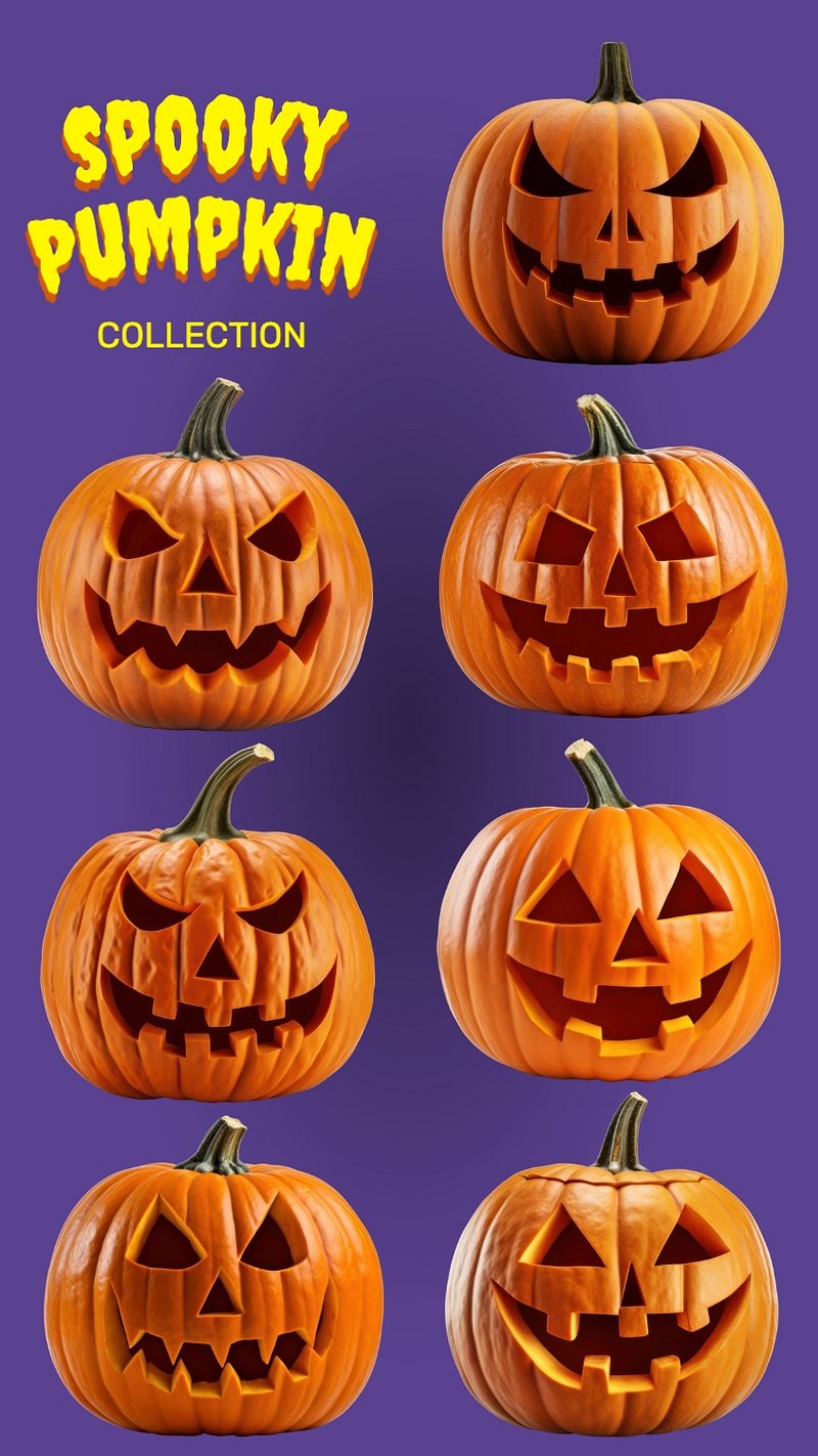 Editable halloween pumpkin design element | Premium Editable Design ...