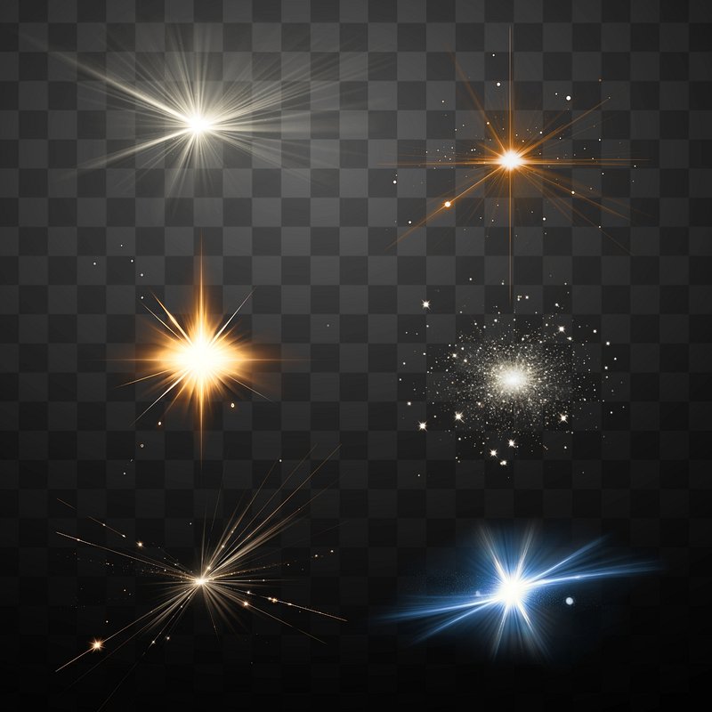 Magical starry sparkle effects, editable | Premium Editable Design ...