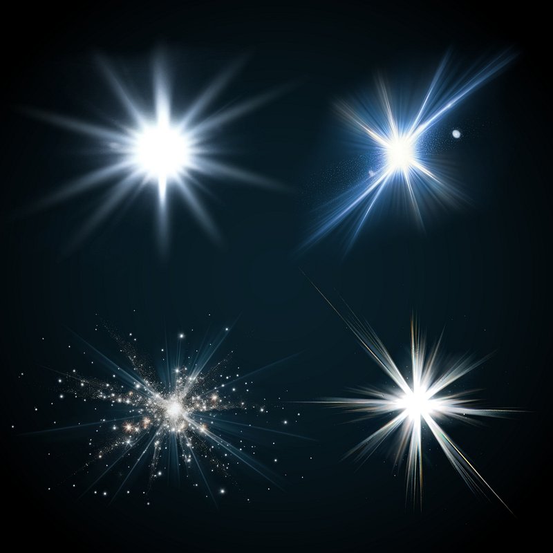 Bright starburst glowing effect black | Premium Photo Illustration - rawpixel