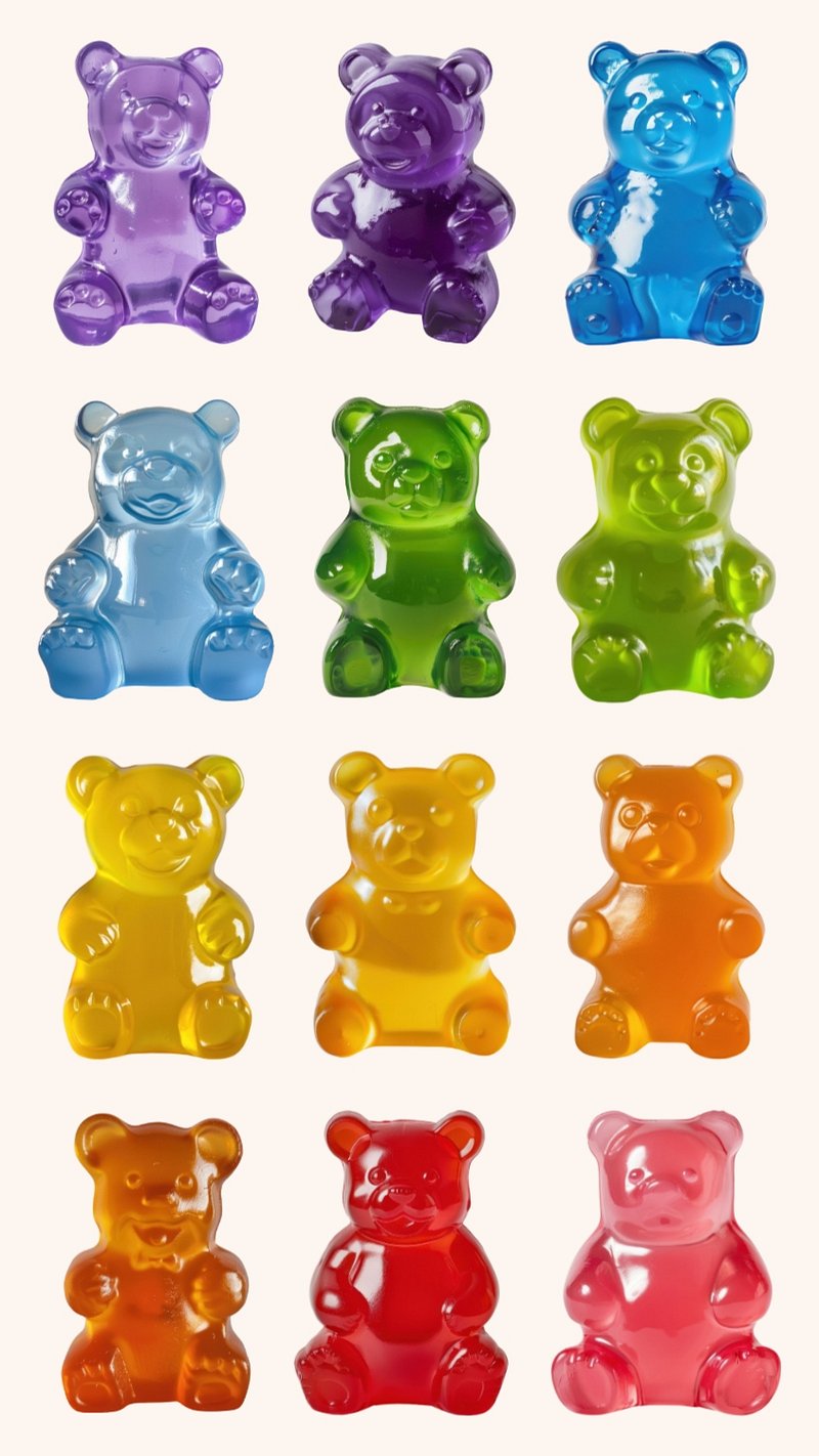 Editable 3d jelly gummy shape | Premium Editable Design - rawpixel