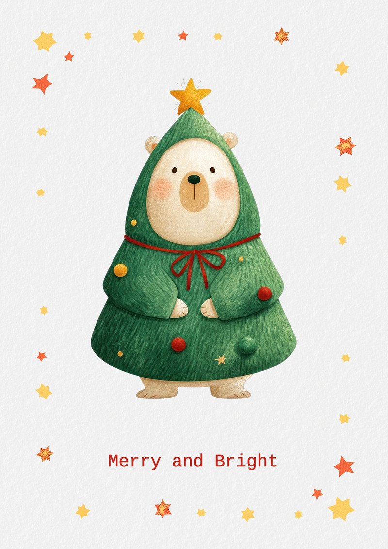 Card Editable Wording Template Christmas Cute Images | Download Free ...