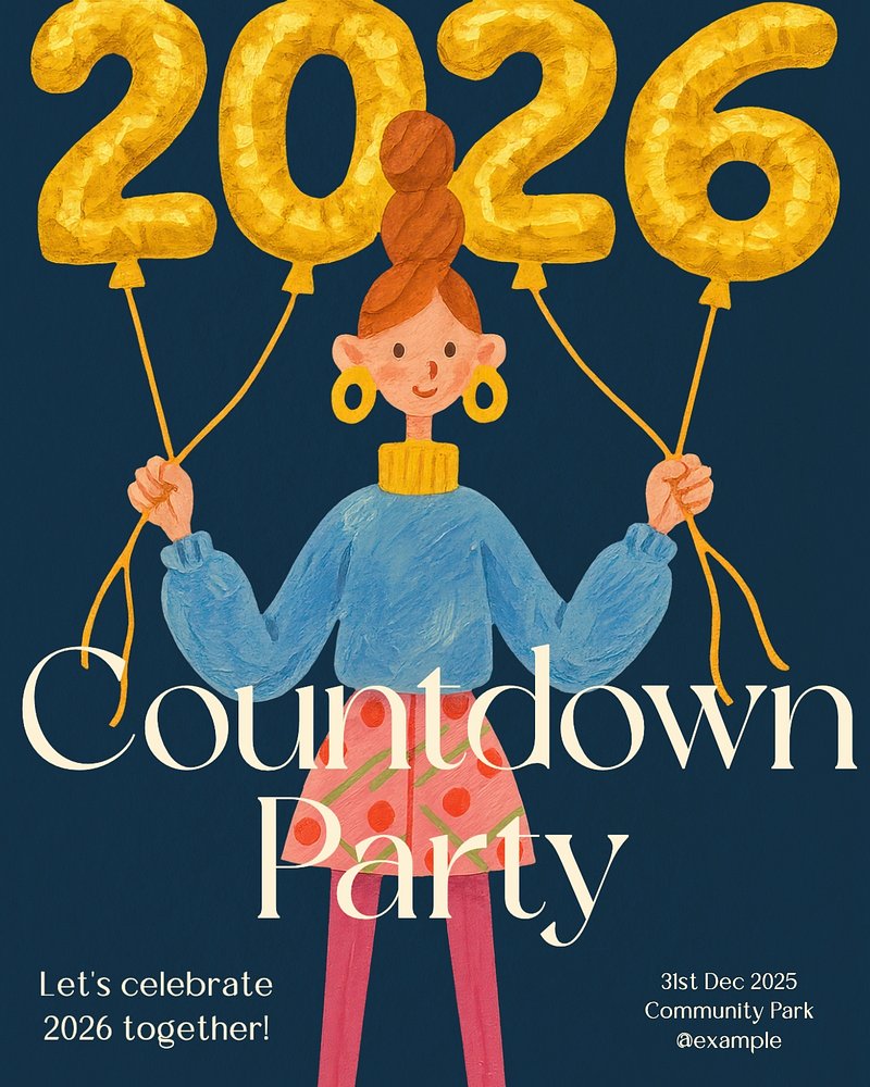 2025 Text Template Editable Design Celebration Templates | Download ...