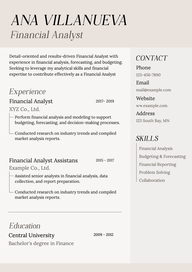 Curriculum Resume Templates | Download Free Designs on rawpixel