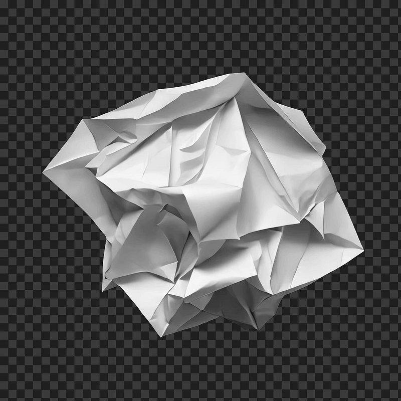 Crumpled paper yellow animation isolated | Free Transparent Video ...