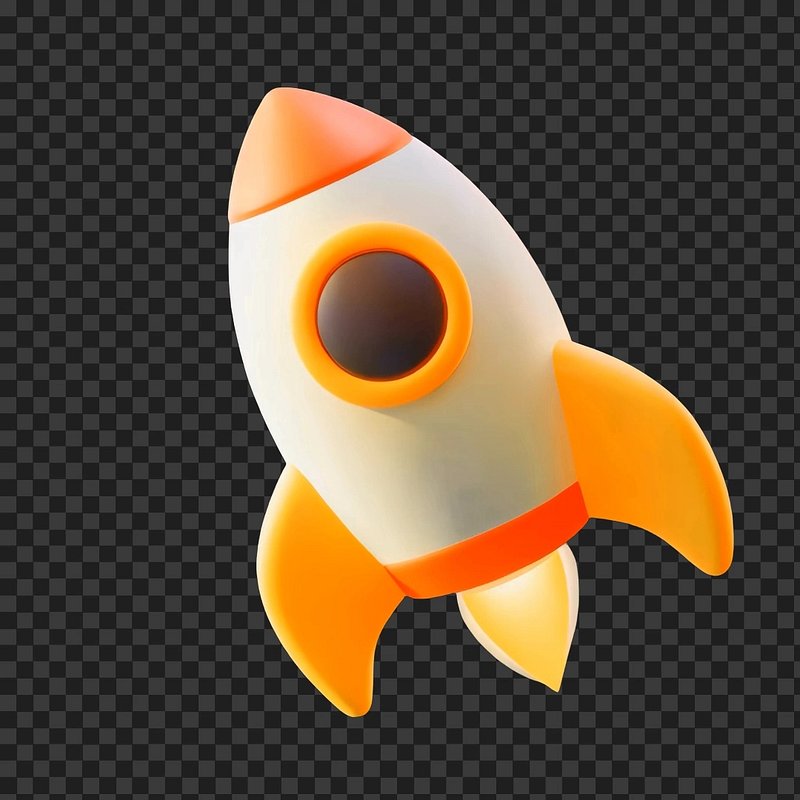 Colorful cartoon rocket animation isolated | Free Transparent Video ...