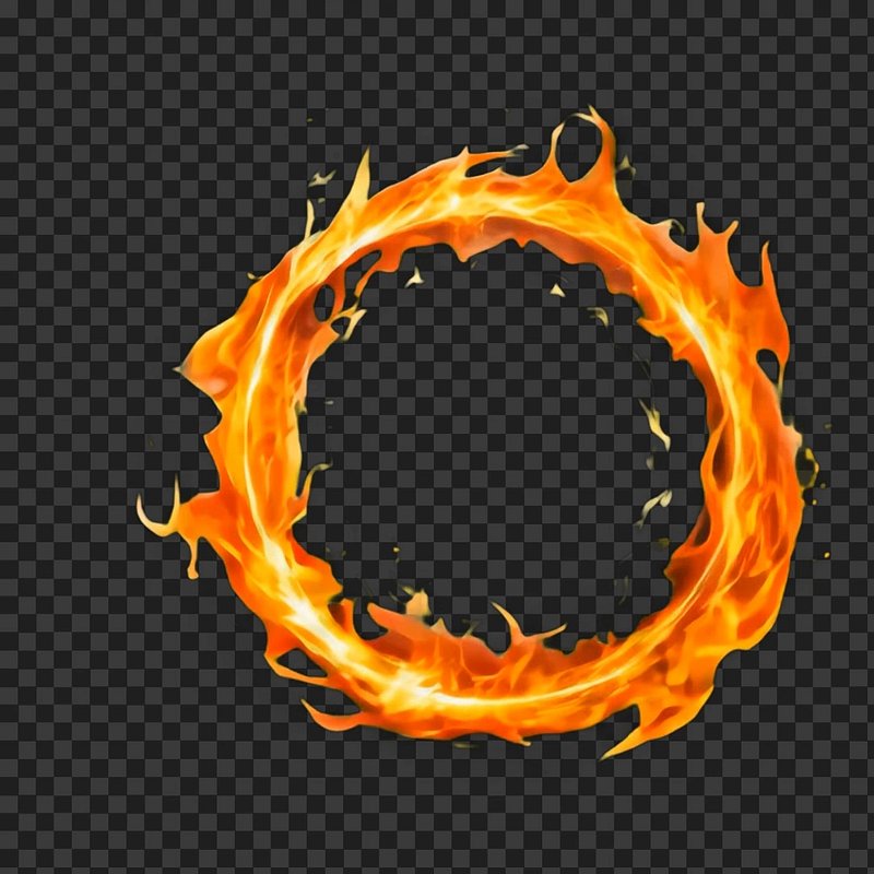 Fire circle frame animation isolated | Free Transparent Video - rawpixel