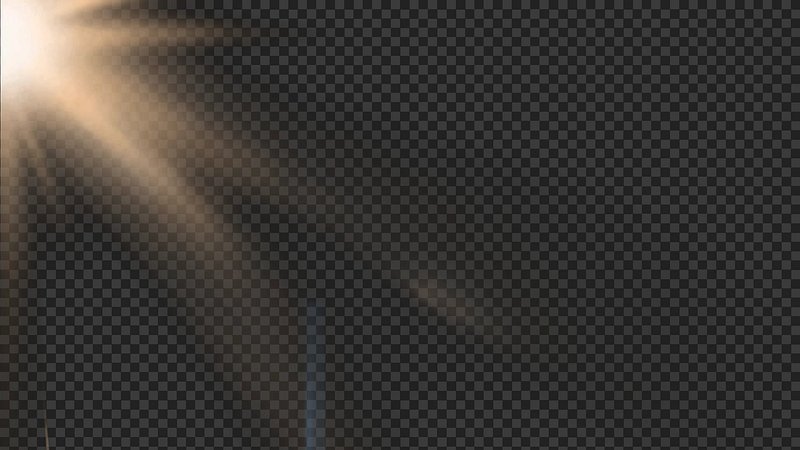 Sun light beam animated overlay | Free Transparent Video - rawpixel