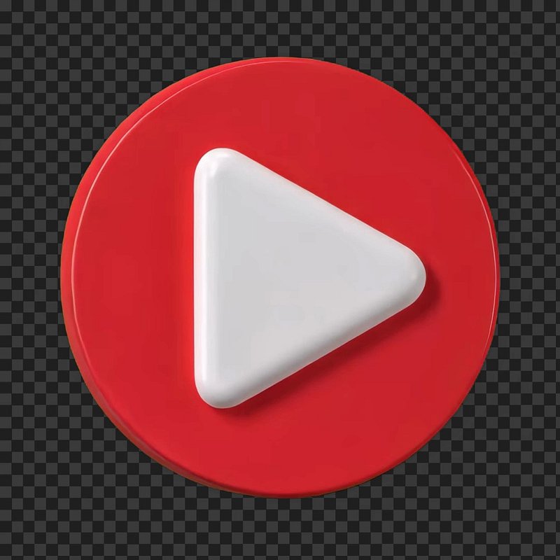 Play button animation isolated asset, | Free Transparent Video - rawpixel