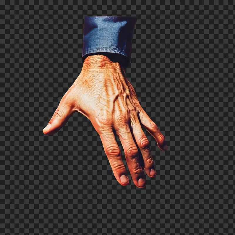 Aged hand animation isolated asset | Free Transparent Video - rawpixel