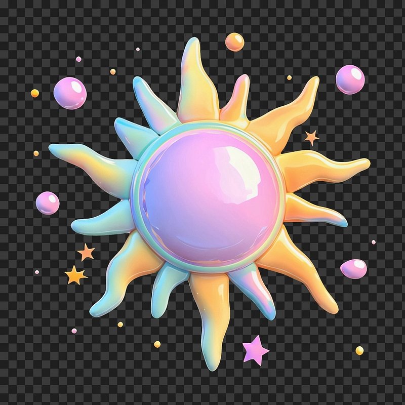 Colorful abstract sun design animation | Free Transparent Video - rawpixel