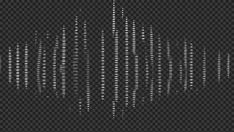 Abstract soundwave pattern visualization animated | Free Transparent ...