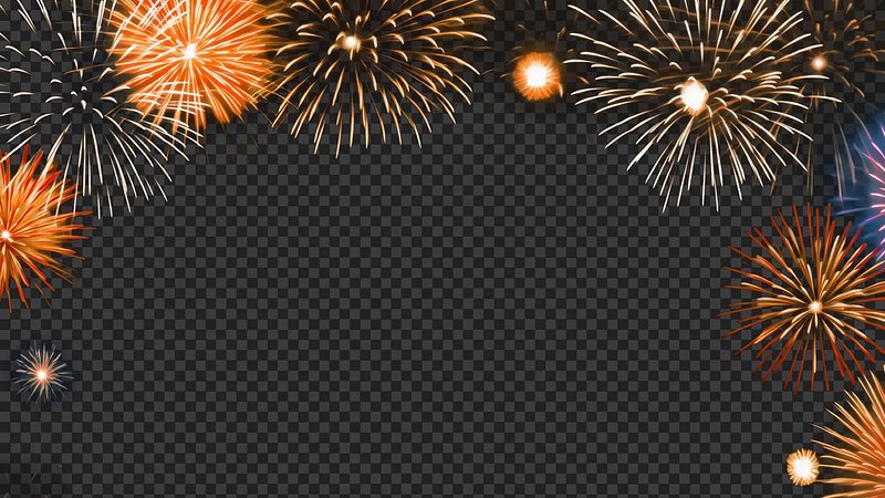 Festive fireworks animated overlay, transparent | Free Transparent ...