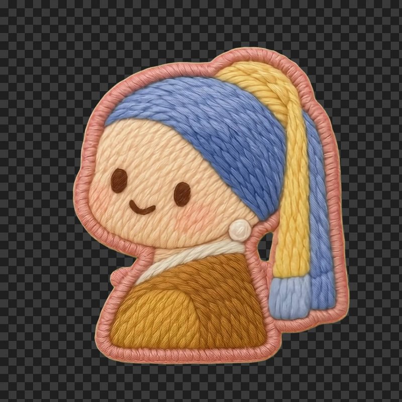 Girl pearl earring animation isolated | Free Transparent Video - rawpixel