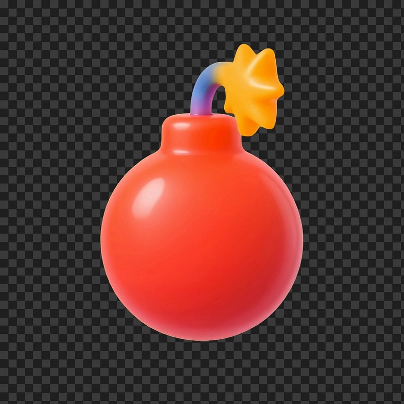 Colorful playful bomb toy animation | Free Transparent Video - rawpixel