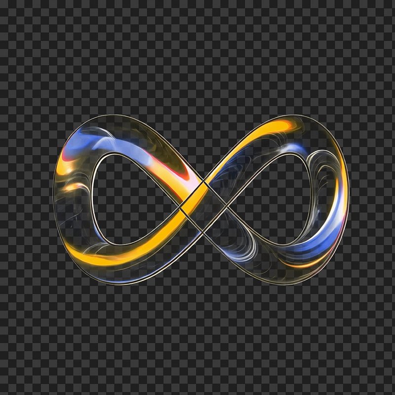Vibrant abstract infinity symbol animation | Free Transparent Video ...