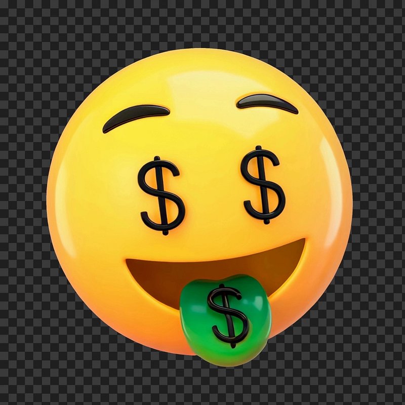 Emoji expressing financial excitement animation | Free Transparent ...