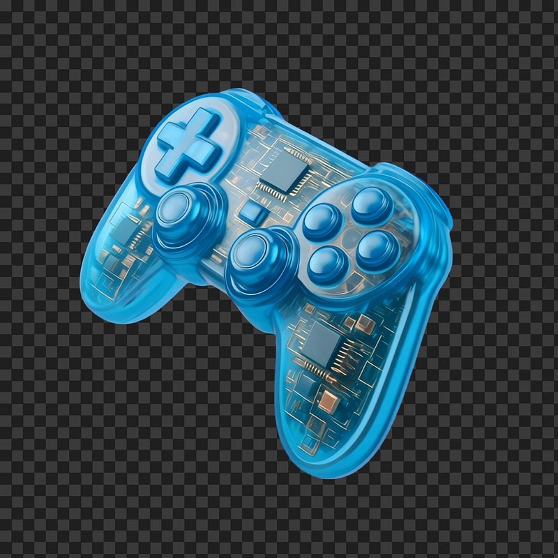Futuristic transparent gaming controller animation | Free Transparent ...
