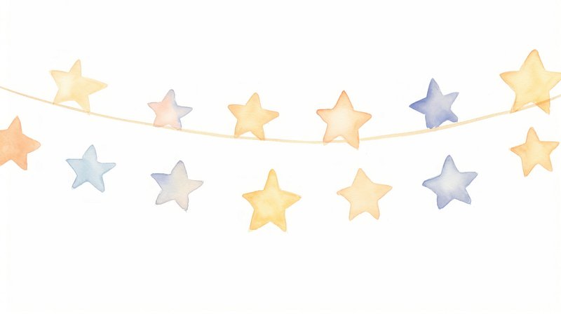 PNG Stars as divider watercolor | Free PNG - rawpixel