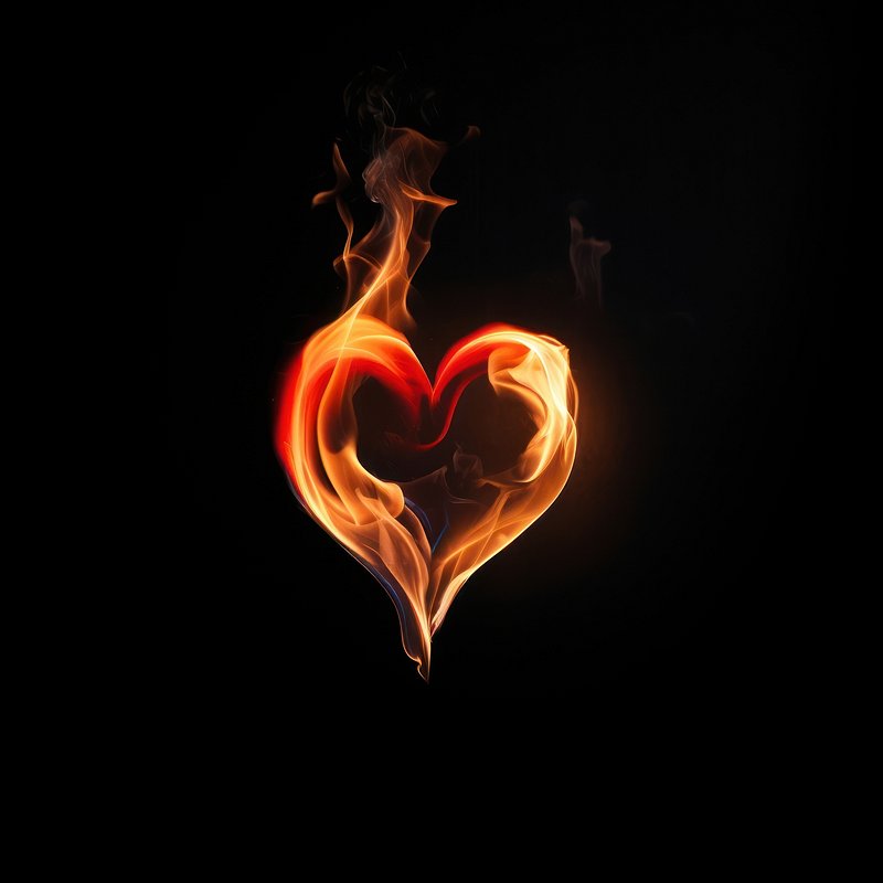 Fire Heart Art Images | Free Photos, PNG Stickers, Wallpapers ...