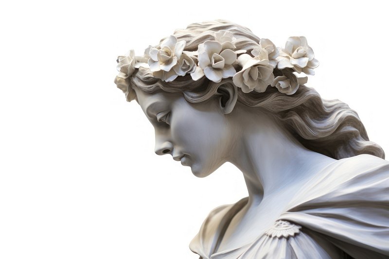 Greek goddess statue darkpurple satin | Free Photo - rawpixel