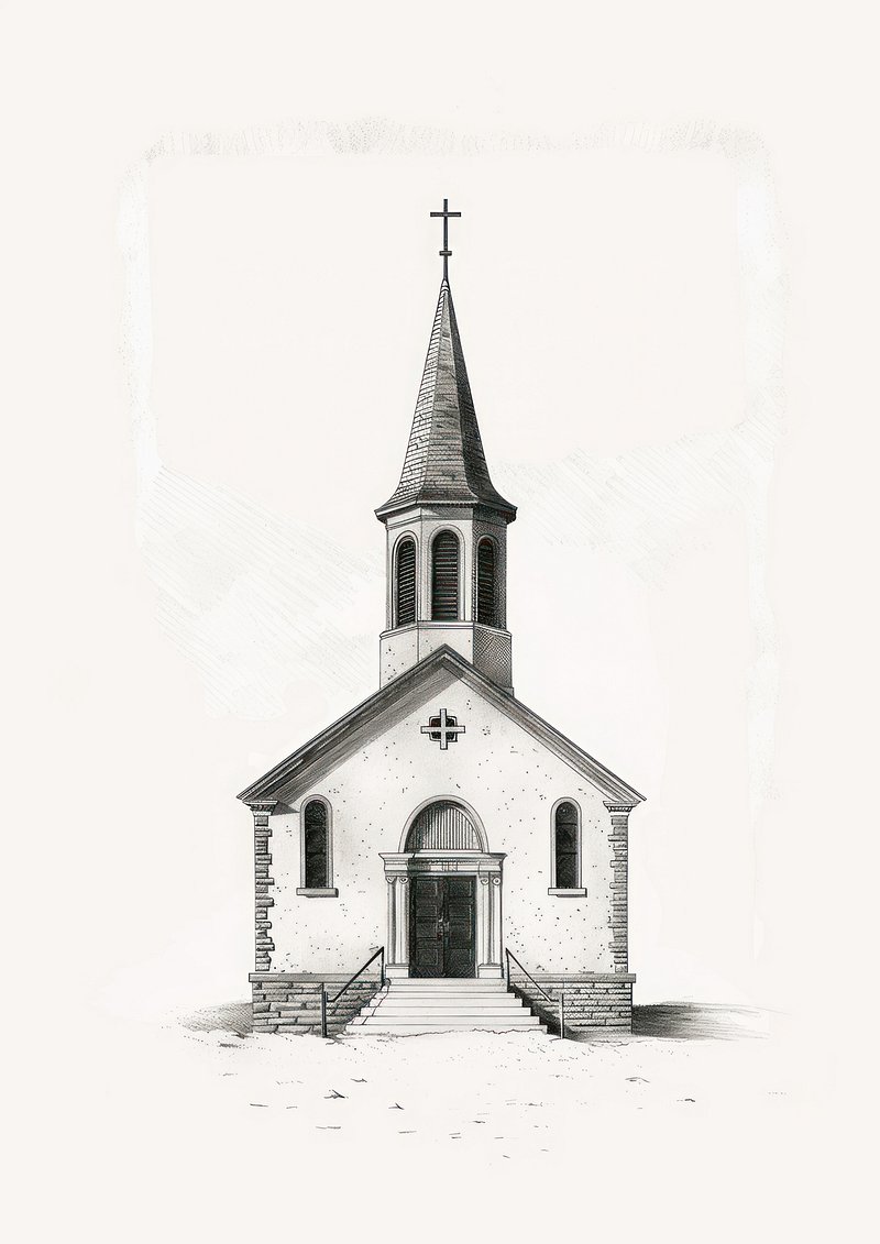 Church Tower Drawing Images | Free Photos, PNG Stickers, Wallpapers ...