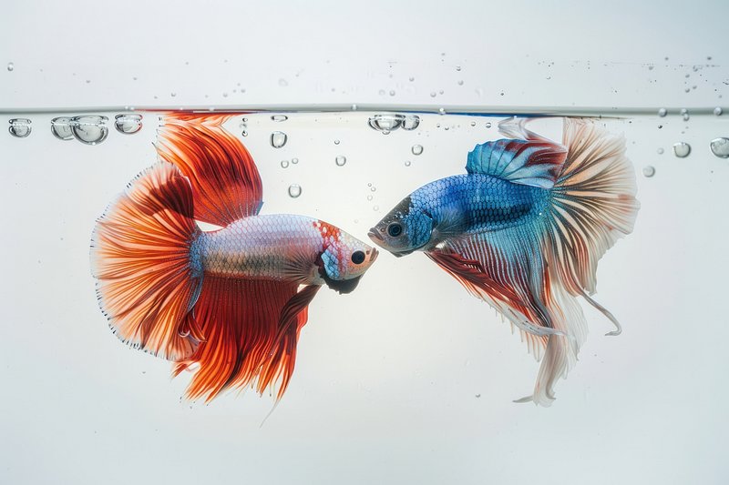 Vibrant betta fish underwater dance | Free Photo - rawpixel