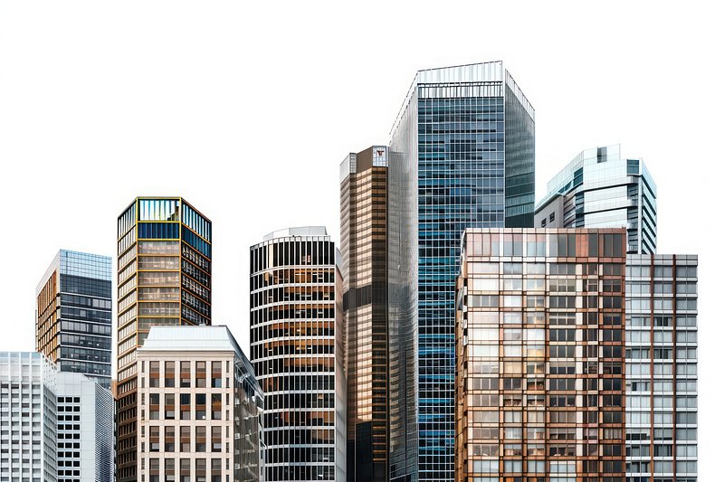 City buildings png border, New | Premium PNG - rawpixel