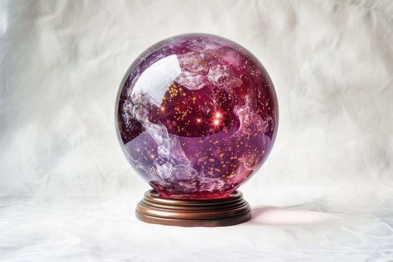 Mystical purple crystal ball | Free Photo - rawpixel