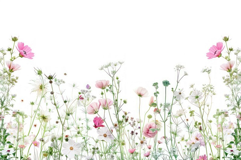 Delicate blue floral border | Free Photo - rawpixel