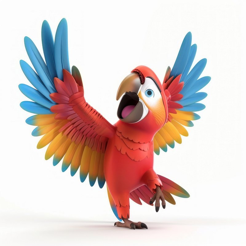 Cartoon Parrot Images | Free Photos, PNG Stickers, Wallpapers ...