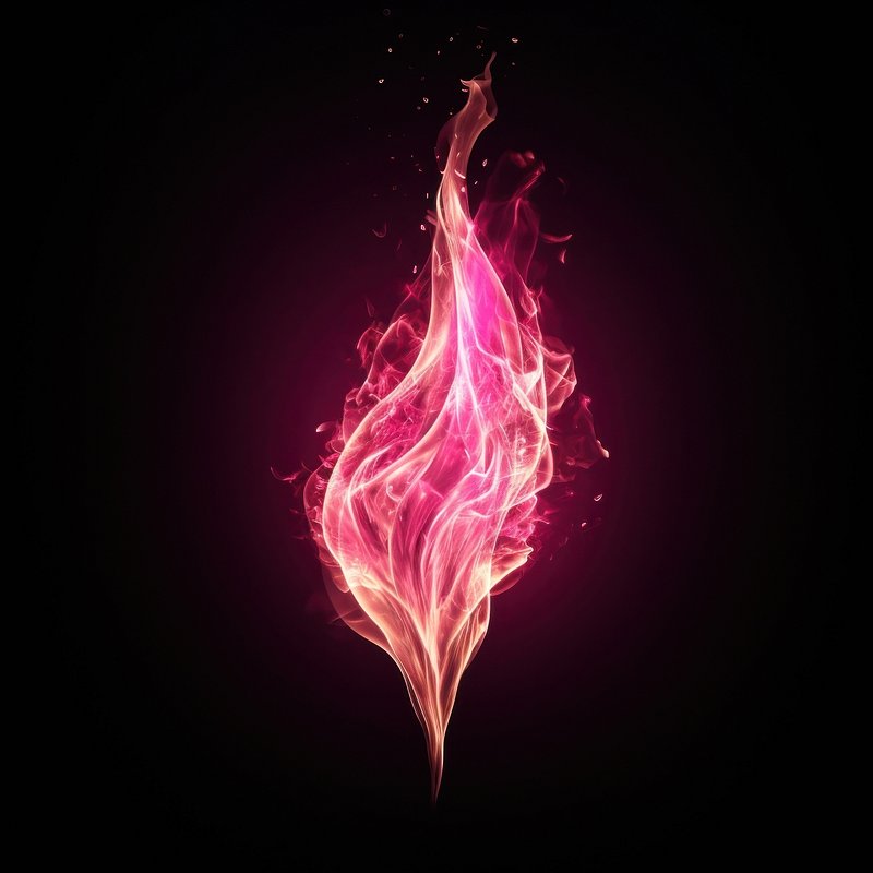 PNG Real effect pink flame | Free PNG - rawpixel