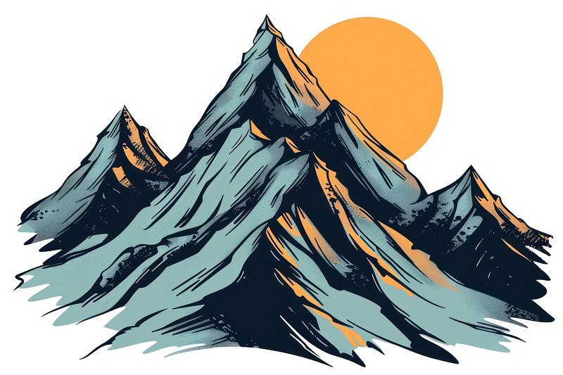 Mountain Peak Cartoon Images | Free Photos, PNG Stickers, Wallpapers ...