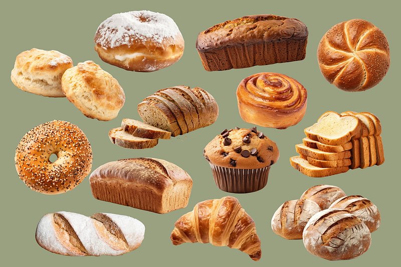 PNG artisan pastry element set | Premium PNG - rawpixel