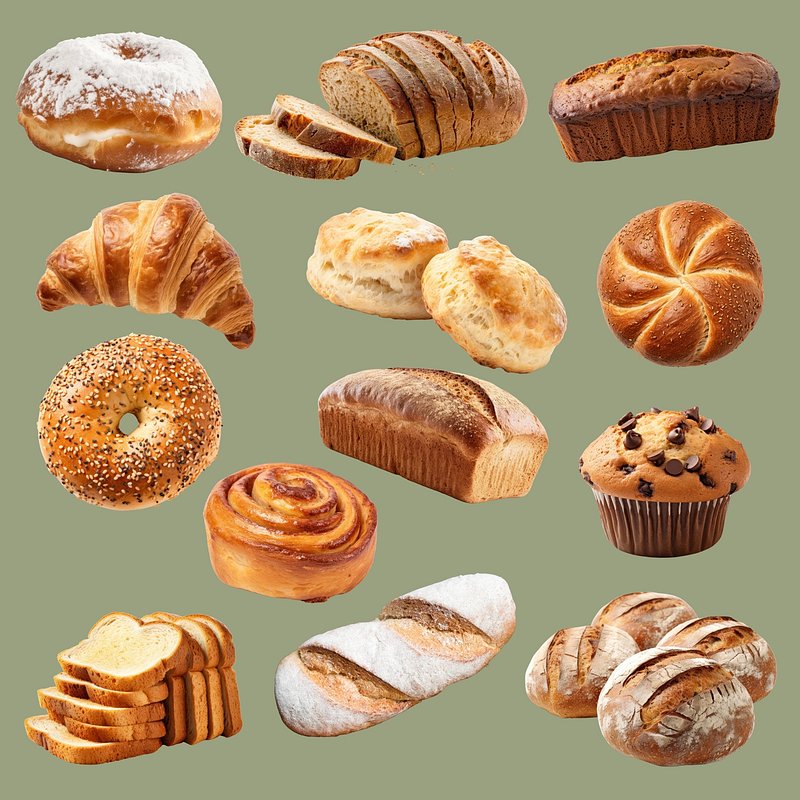 PNG artisan pastry element set | Premium PNG - rawpixel