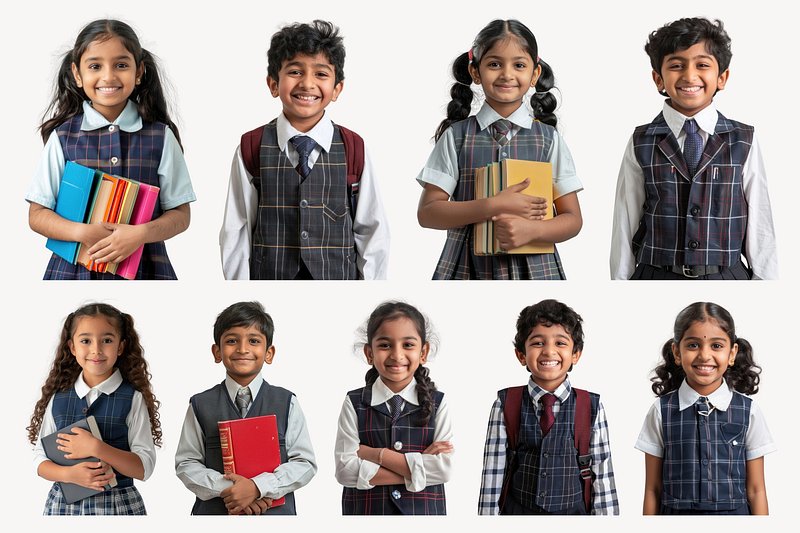 PNG Indian student element set | Premium PNG - rawpixel