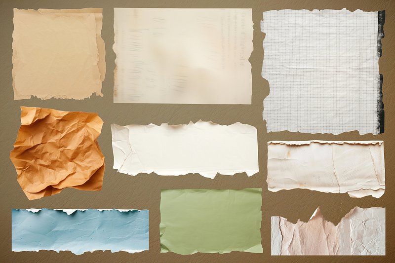 PNG torn paper element set | Premium PNG - rawpixel