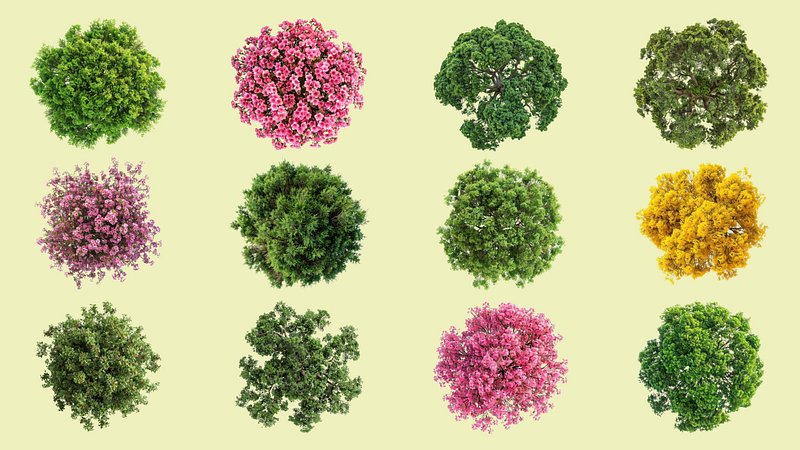 PNG tree top view, transparent | Free PNG - rawpixel