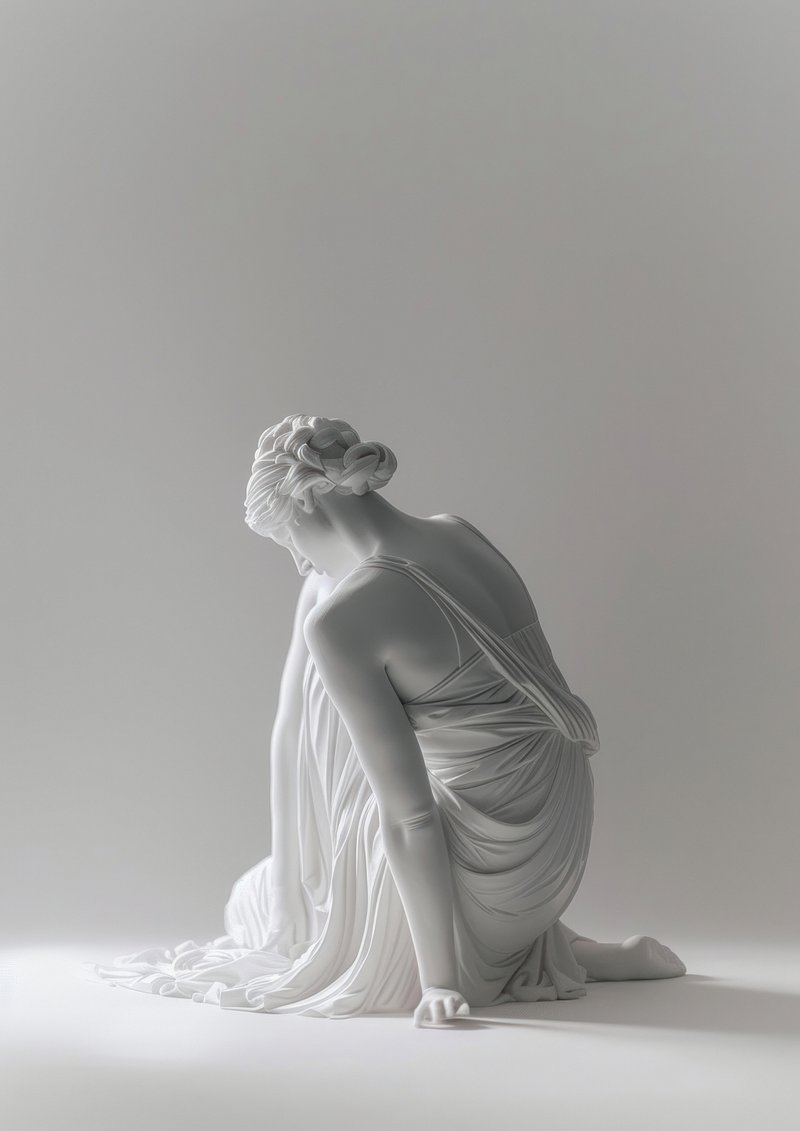 Elegant white marble statue art | Free Photo - rawpixel