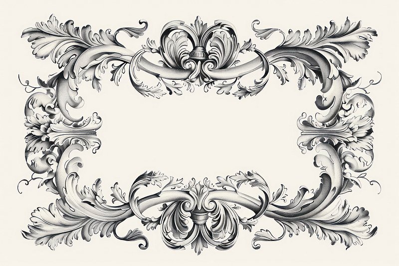 PNG Elegant vintage ornate frame | Free PNG - rawpixel