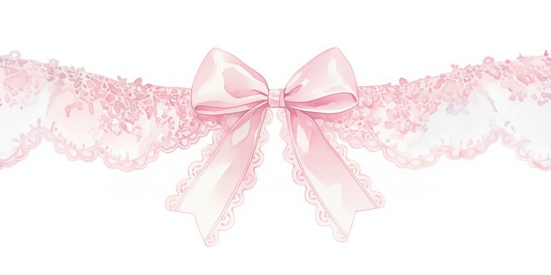 Elegant pink lace bow | Premium Photo Illustration - rawpixel